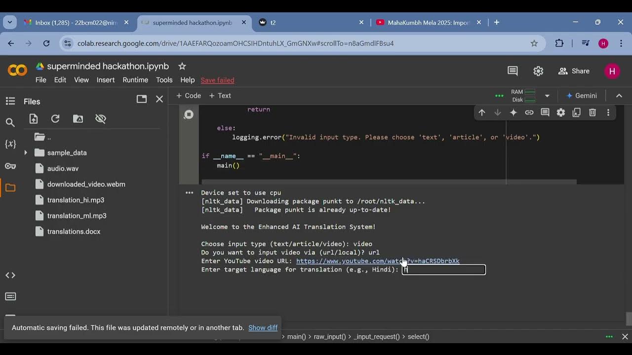 superminded hackathon ipynb Colab Google Chrome 2025 01 19 09 44 13 ...