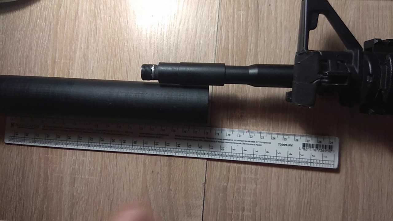 Airsoft SOUND MODERATOR for m4 (AirSoft Moderator) - YouTube