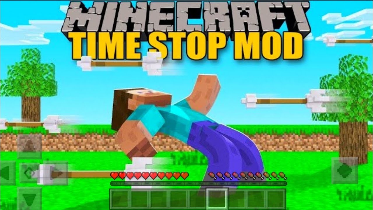 Stop watch in Minecraft pocket edition | time freeze clock in Minecraft ...