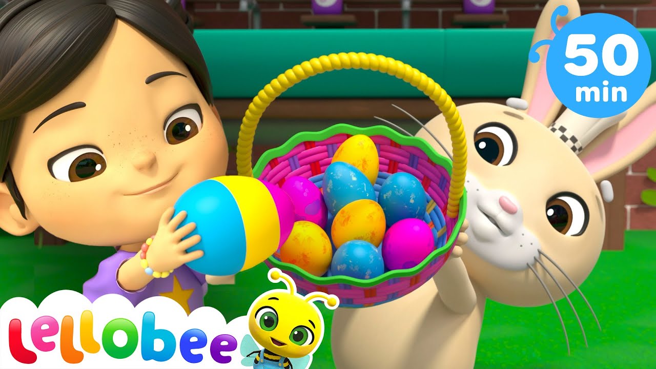Bunny Bun Buns Magic Egg Hunt | Lellobee City Farm Celebration | Moonbug Kids After School - YouTube