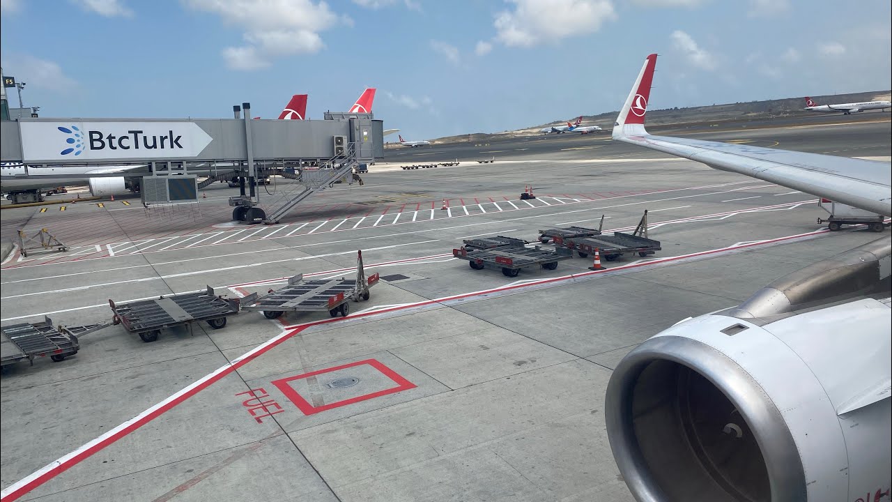 FULL THROTTLE Turkish Airlines A321-231 Takeoff with beautiful thrust ...