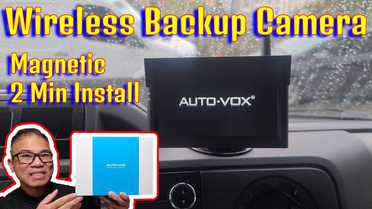 How to install Auto Vox Magnetic Wireless Backup Camera - YouTube