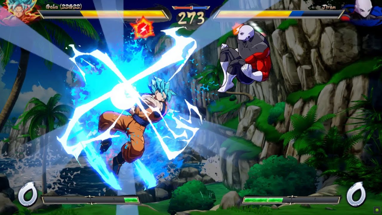 DBFZ - GOKU (Blue) Vs Jiren - Epic Rivalry Match【Dragon Ball FighterZ ...