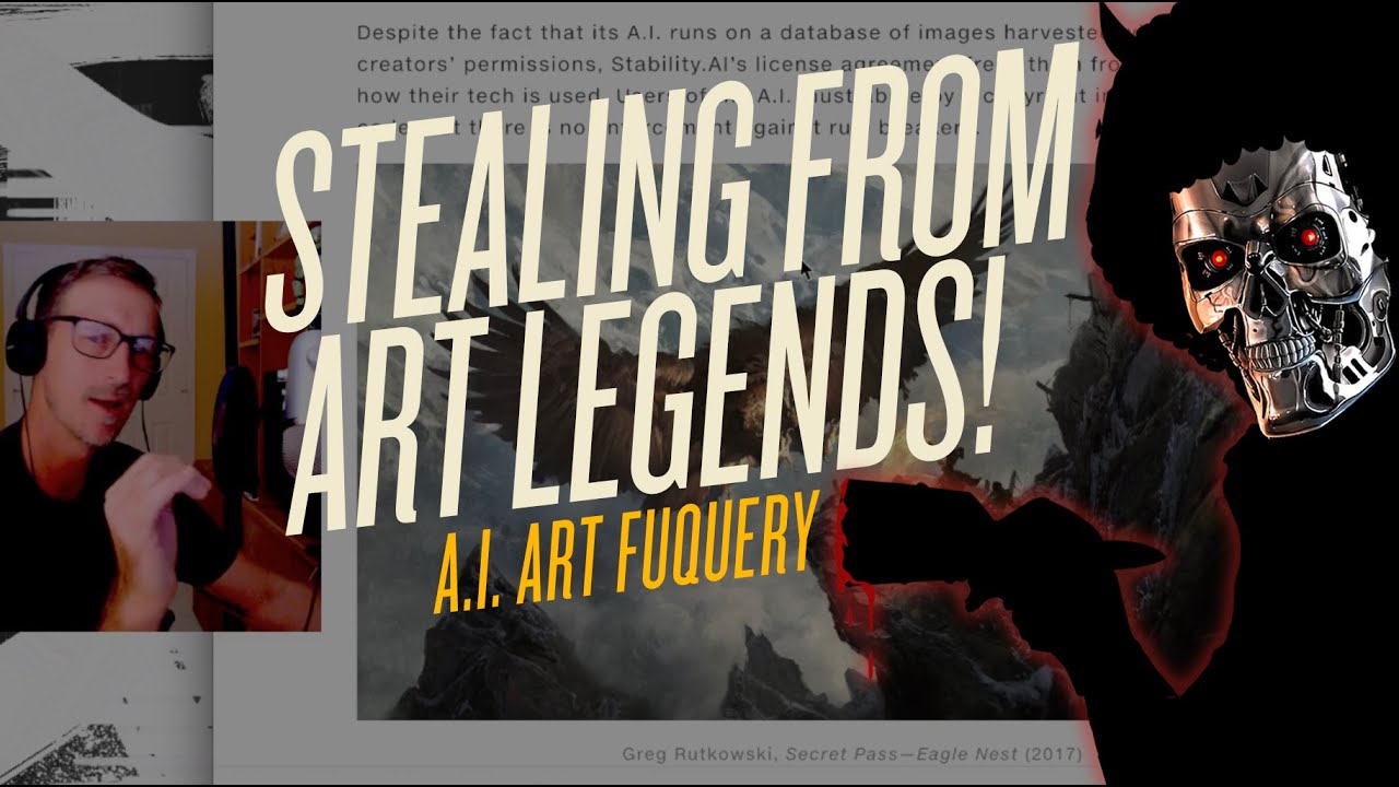 ART LEGEND STANDS UP AGAINST AI GENERATORS! ANOTHER UNHINGED REACTION ...