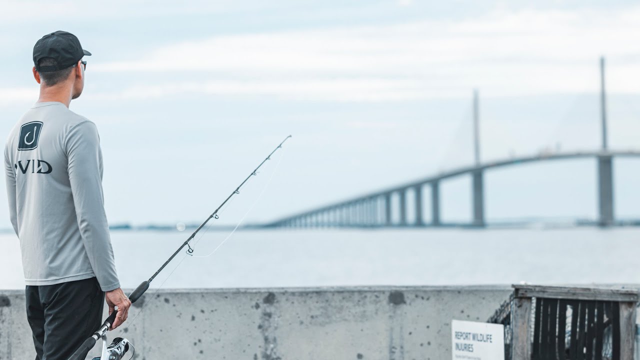 Fishing Skyway Pier For The Fastest and Strongest Fish! - YouTube