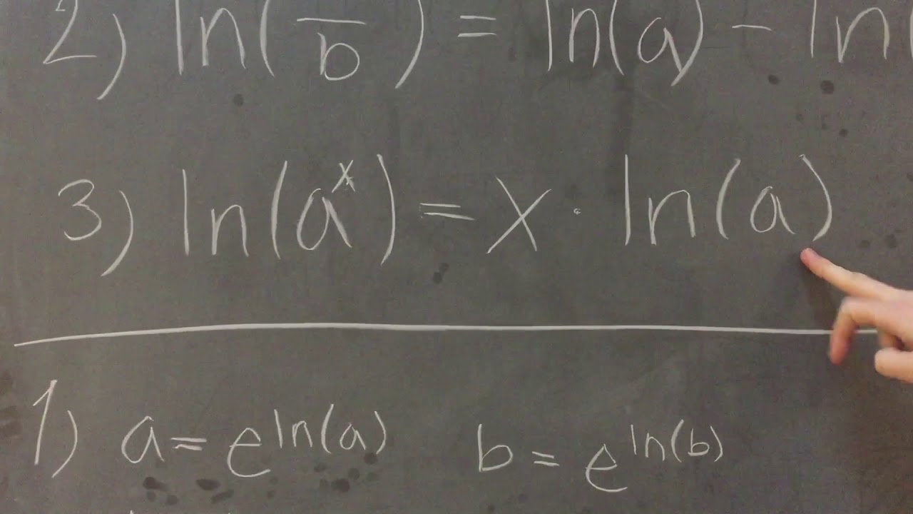 Bevis for logaritmeregler 1 - Alvilda & Laura - YouTube