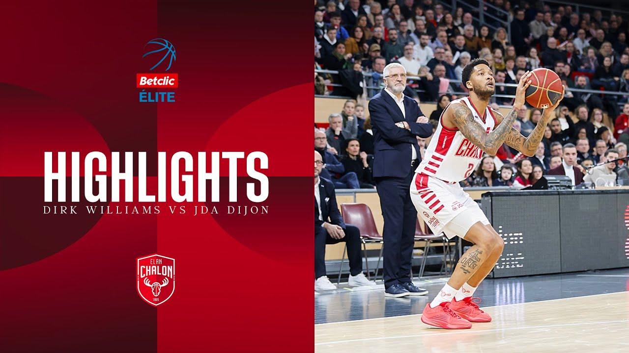 Les highlights de Dirk Williams face à Dijon ! - YouTube