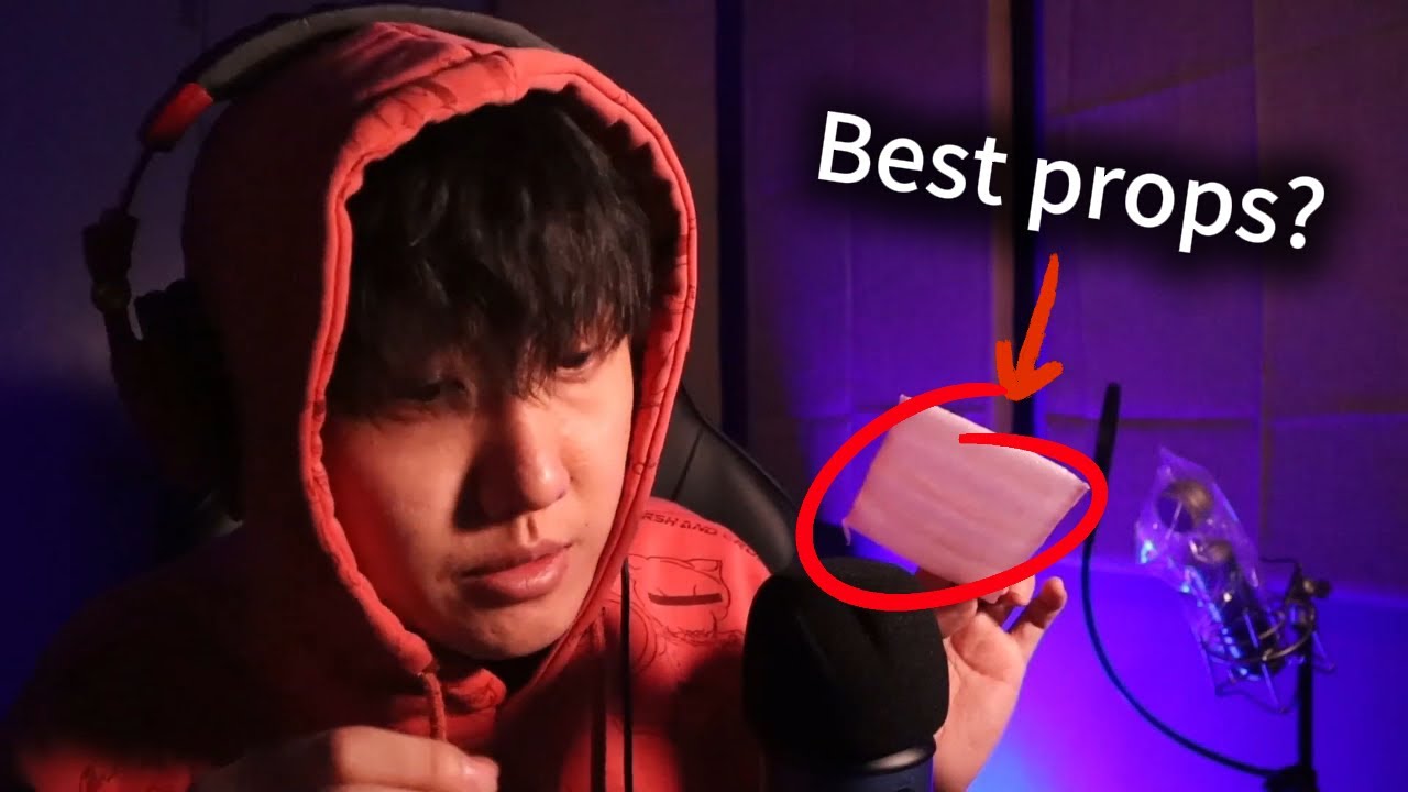 Asmr | I use my secret props make a ASMR video | Scratching Tapping ...