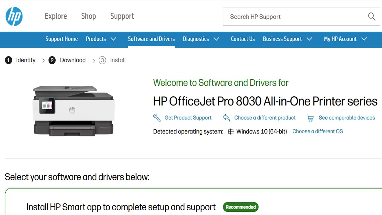How to Download & Install HP OfficeJet Pro 8030 Driver (Easy Step-by ...