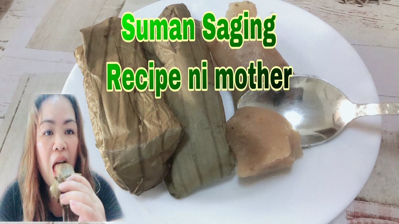Suman Saging | Recipe ni Mother | Vlog 112 - YouTube