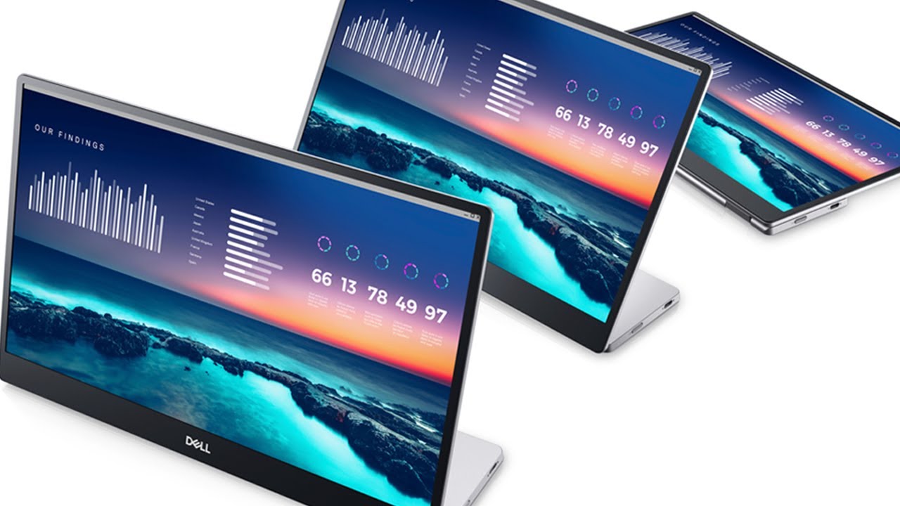 Primer monitor portátil Dell – C1422H - YouTube