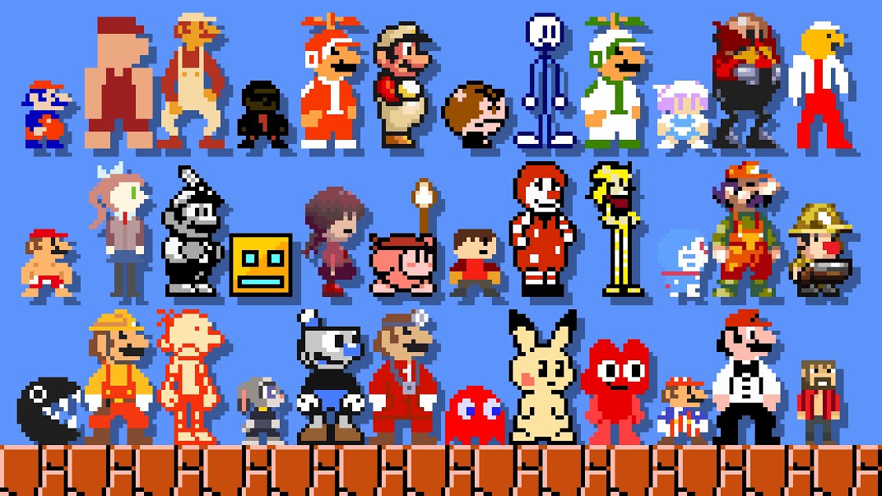 Super Mario Royale - All Character Power-Ups #2 (+60 Characters). ᴴᴰ ...