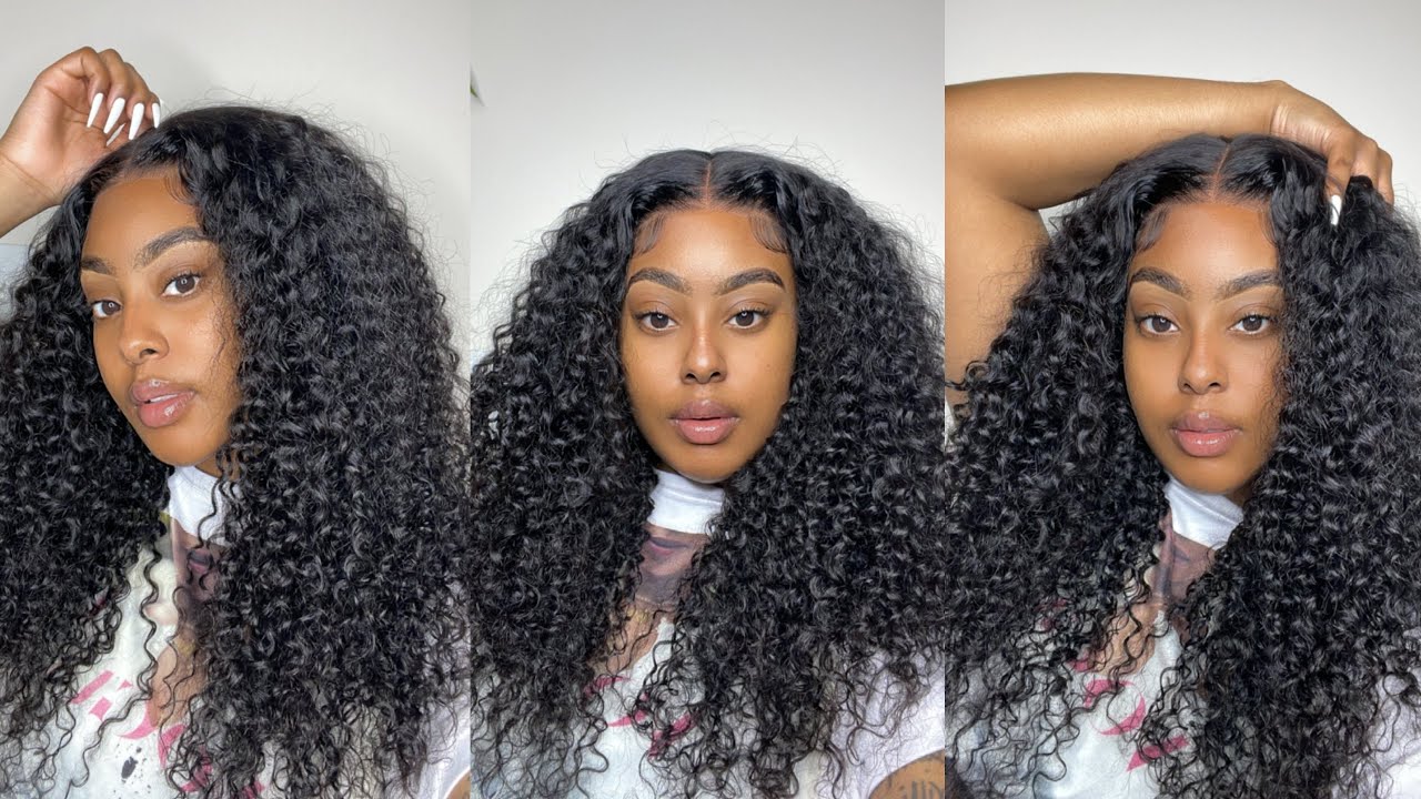 WEAR & GO PRECUT LACE WIG! Ready to wear Pre Plucked GLUELESS Install ...