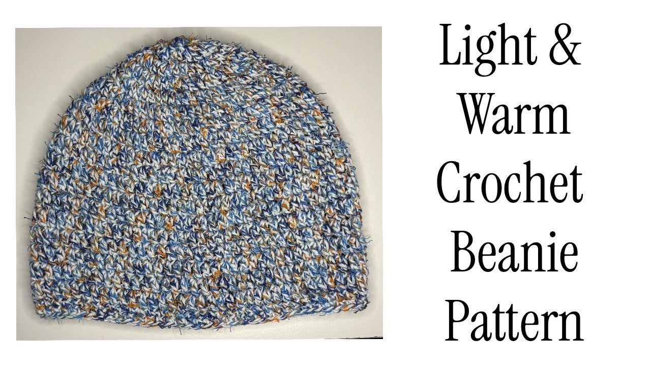 How to crochet a beanie | simple crochet toque pattern for absolute ...