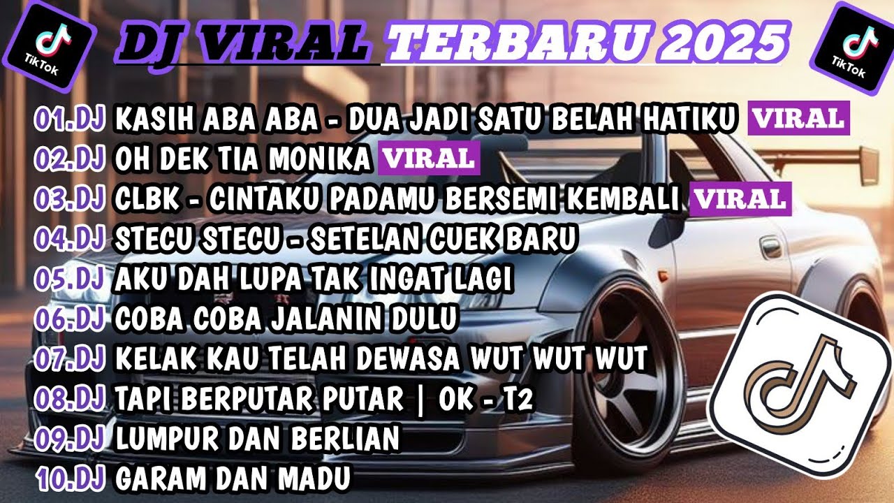 DJ TIKTOK TERBARU 2025🎵DJ KASIH ABA ABA - DUA JADI SATU BELAH HATIKU🎵DJ ...