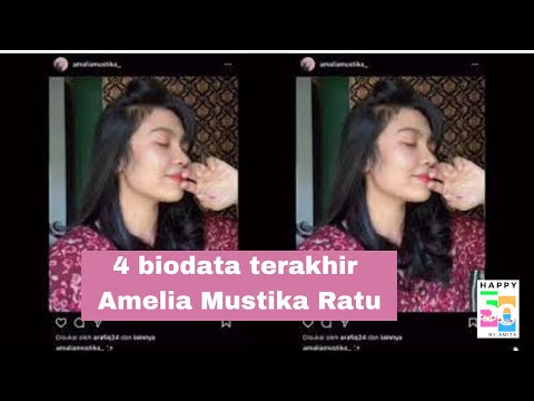 4 biodata terakhir Amelia Mustika Ratu sang primadona | Korban Rajapati Subang