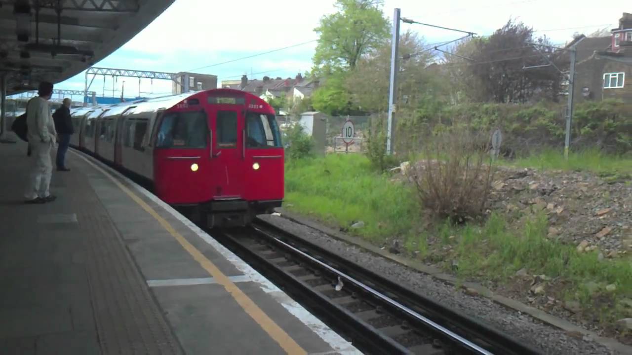 London Overground trains and Bakerloo Line trains Arriving and ...
