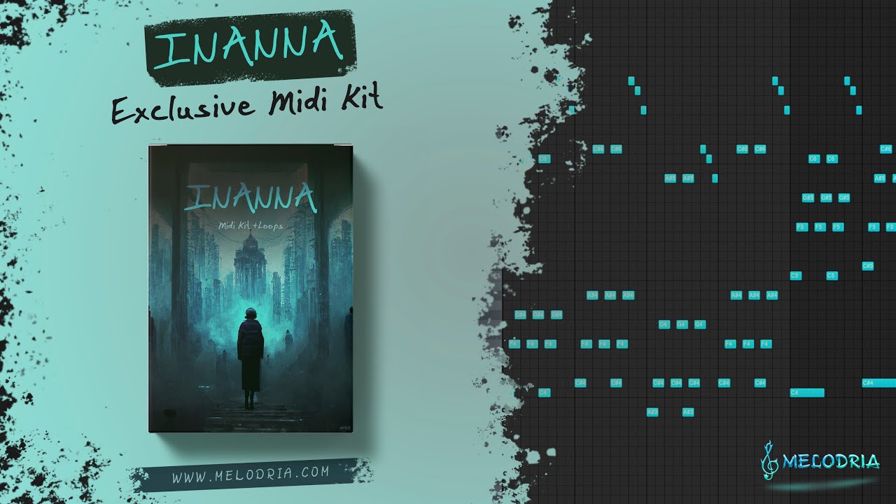 [FREE] +30 MIDI FILES MELODIES "INANNA" Midi Kit Fl Studio - YouTube