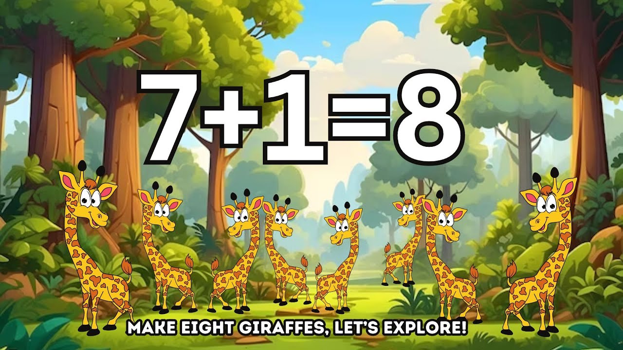 Super Curly and Friends Adventure - Addition by 7 Using Giraffes ...