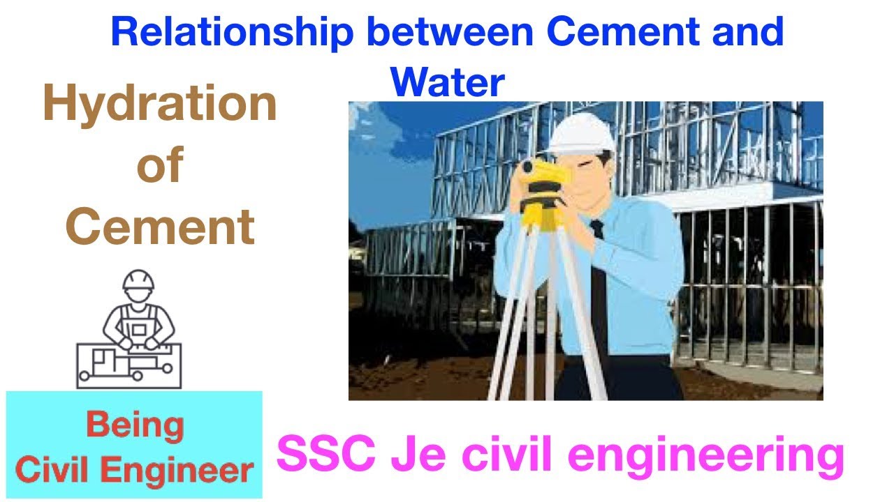 Relation between cement and water | Hydration of cement | - YouTube