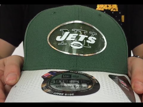 Jets '2015 NFL DRAFT FLEX' Hat by New Era - YouTube