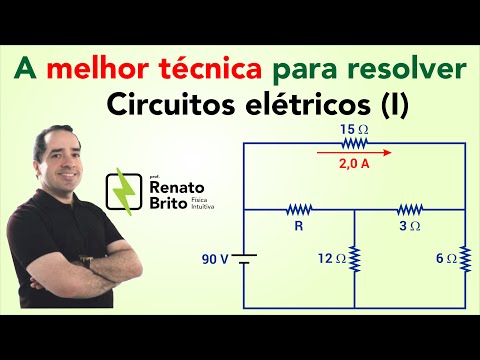 A melhor técnica para resolução de circuitos elétricos - parte 1 - com prof Renato Brito