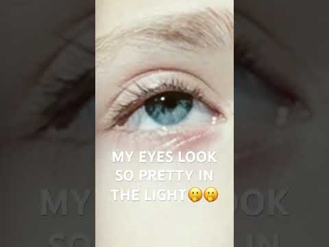 My eyes look so pretty in the sun - YouTube