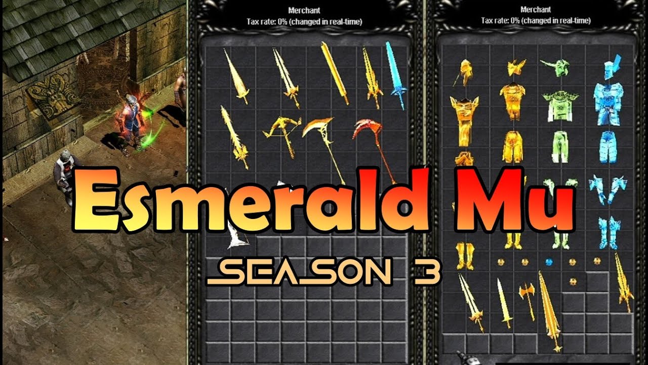 Esmerald Mu Season 3 ( Mid Server ) | Mu Online - YouTube