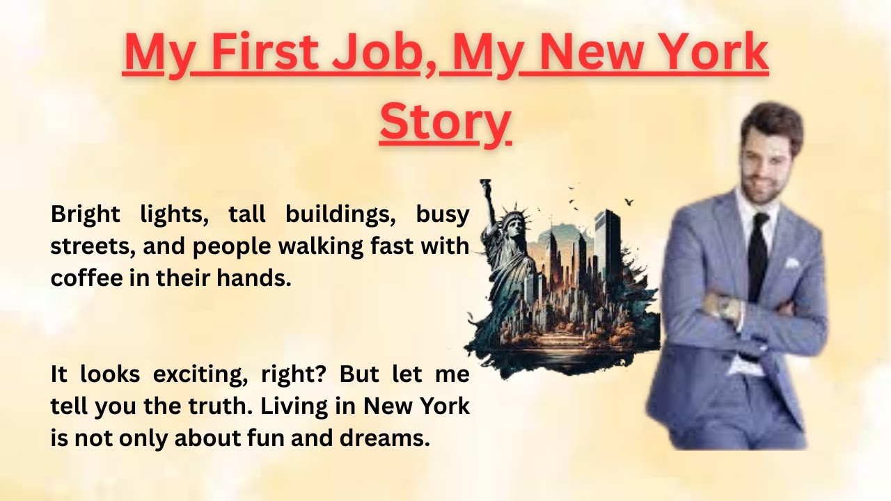 My First Job, My New York Story// Graded Reader // For Beginners ...