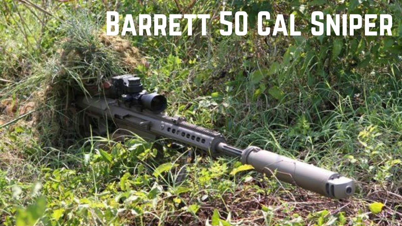 Barrett 50. Cal Airsoft Sniper - YouTube