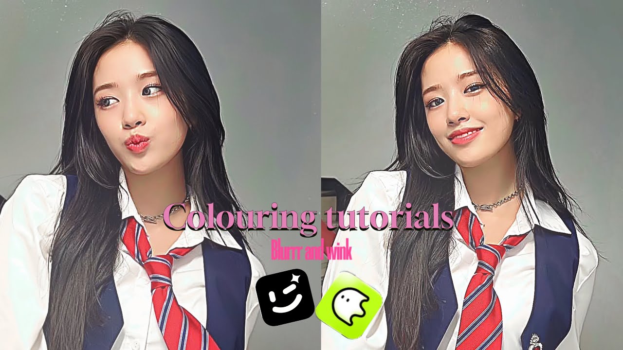 Colouring tutorial [Blurrr,wink] - YouTube
