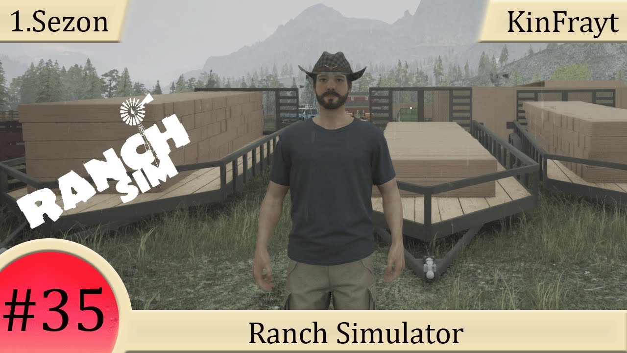 35.Bölüm | Römörk yüklüyorum | Ranch Simulator - YouTube