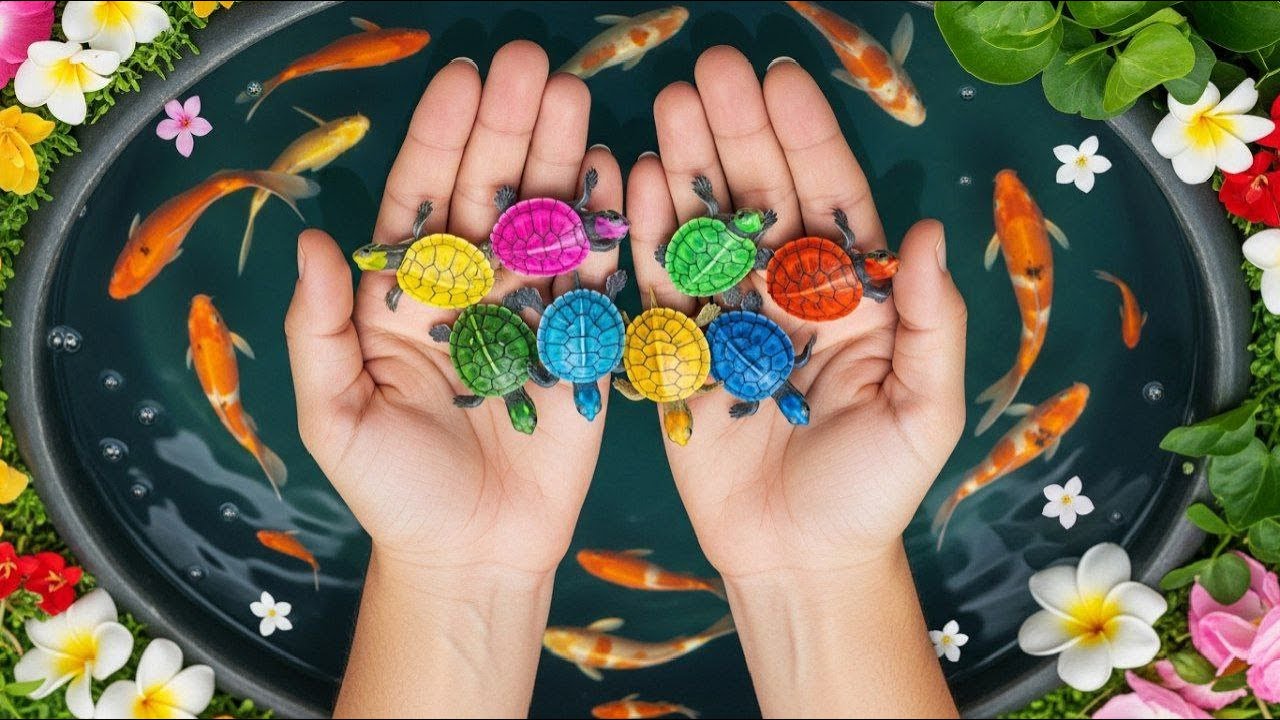 Color Explosion! Catch Tropical Fish in Small Ponds, Carp, Seahorse ...