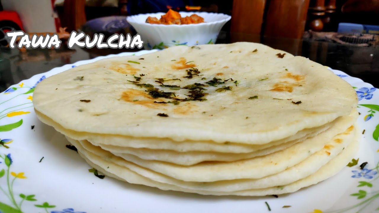 Tawa Kulcha|Soft & Fluffy Kulcha Recipe|Chinnus Food World|Recipe 38 ...