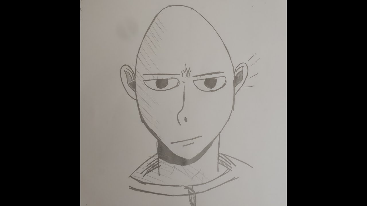 How to Draw One Punch Man Super Easy l Manga Drawing - YouTube