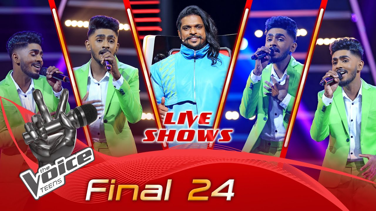 Sasindu Raveen | Nurawani (නුරාවණී) | Live Shows | Final 24 | The Voice ...