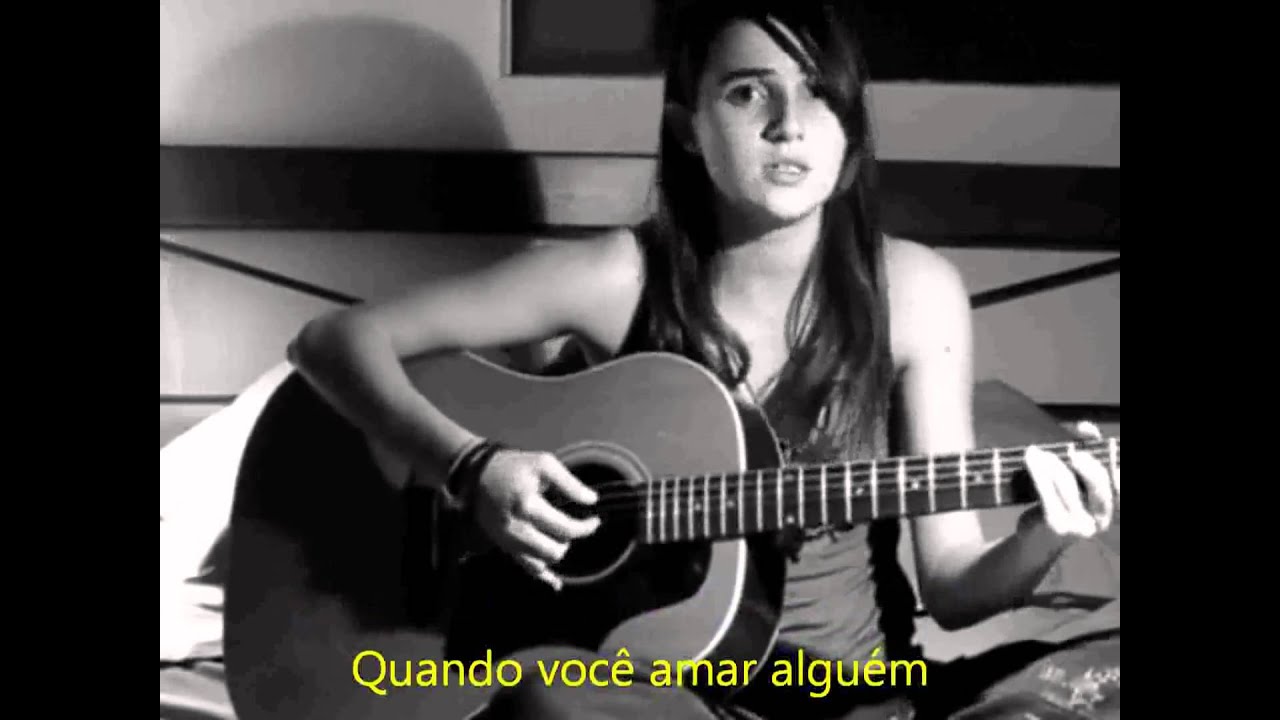 Ana Free singing (Bryan Adams) When You Love Someone legendado - YouTube