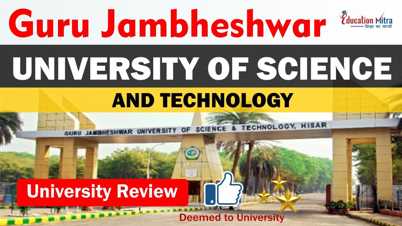 Guru Jambheshwar University Of Science And Technology Online And Distance Learning Fee Career