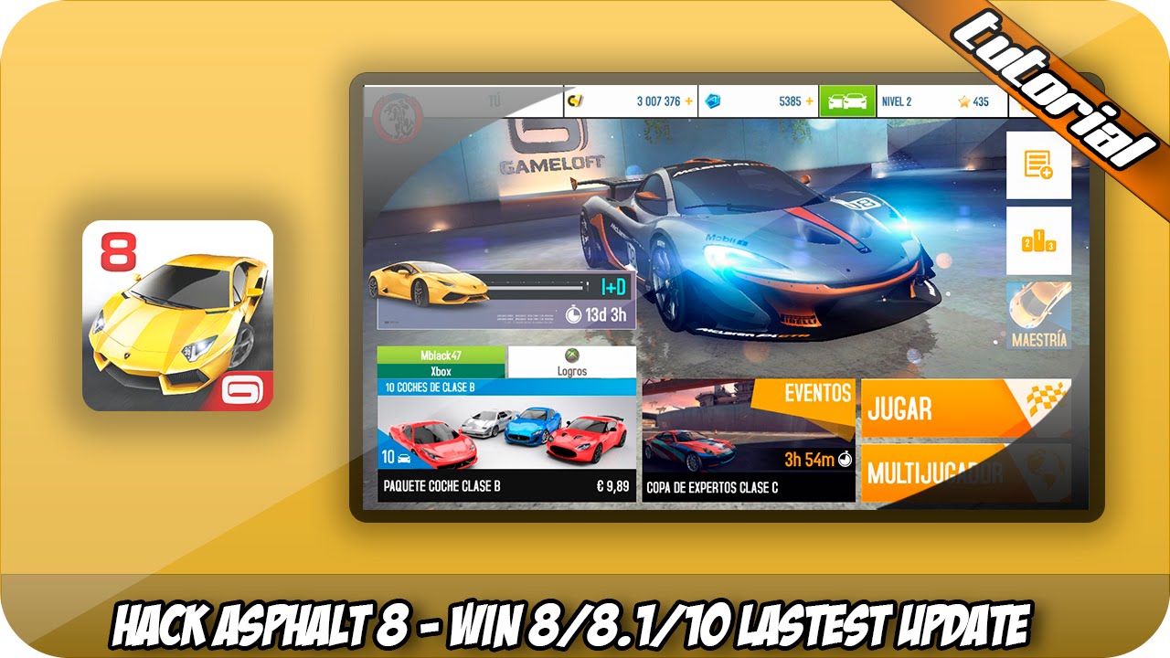 Como hackear asphalt 8 pc windows 10 - ranchtoo