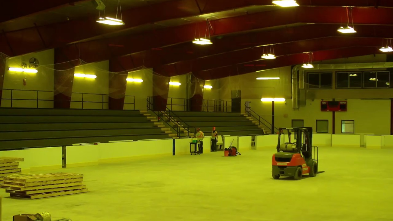 Southampton Coliseum Floor Renovation Project - YouTube