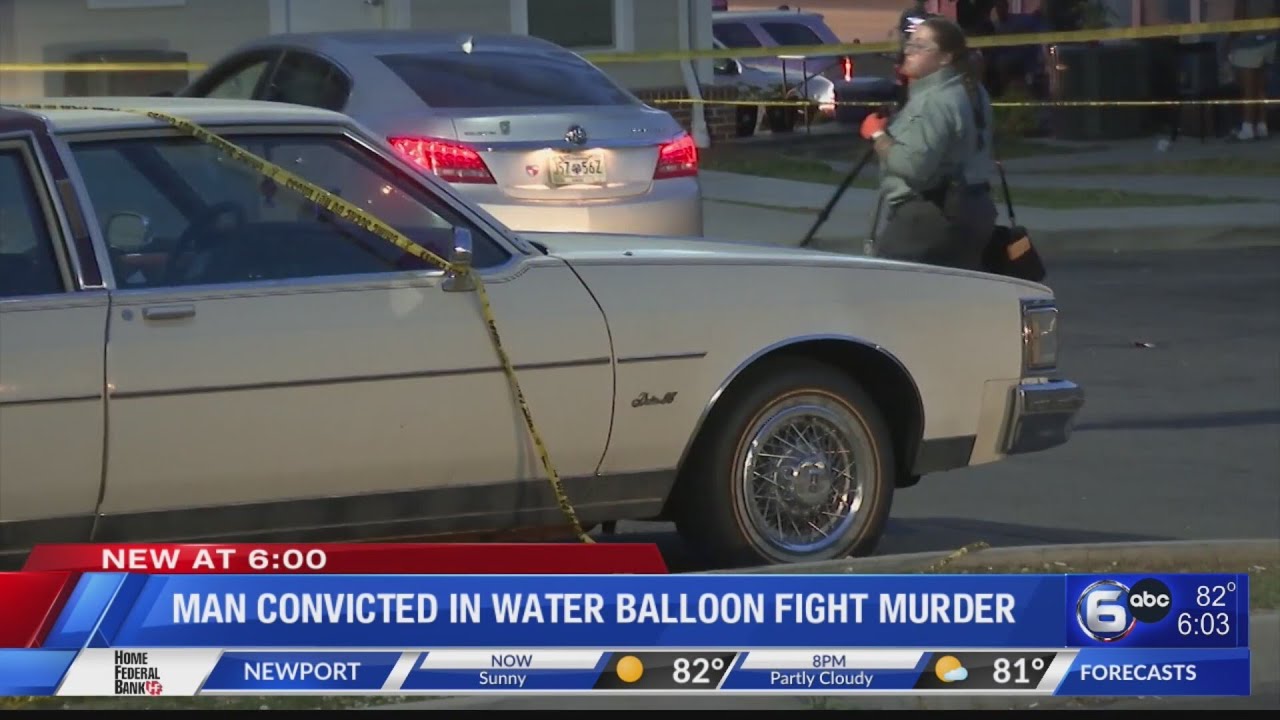 Man convicted in water balloon fight murder - YouTube