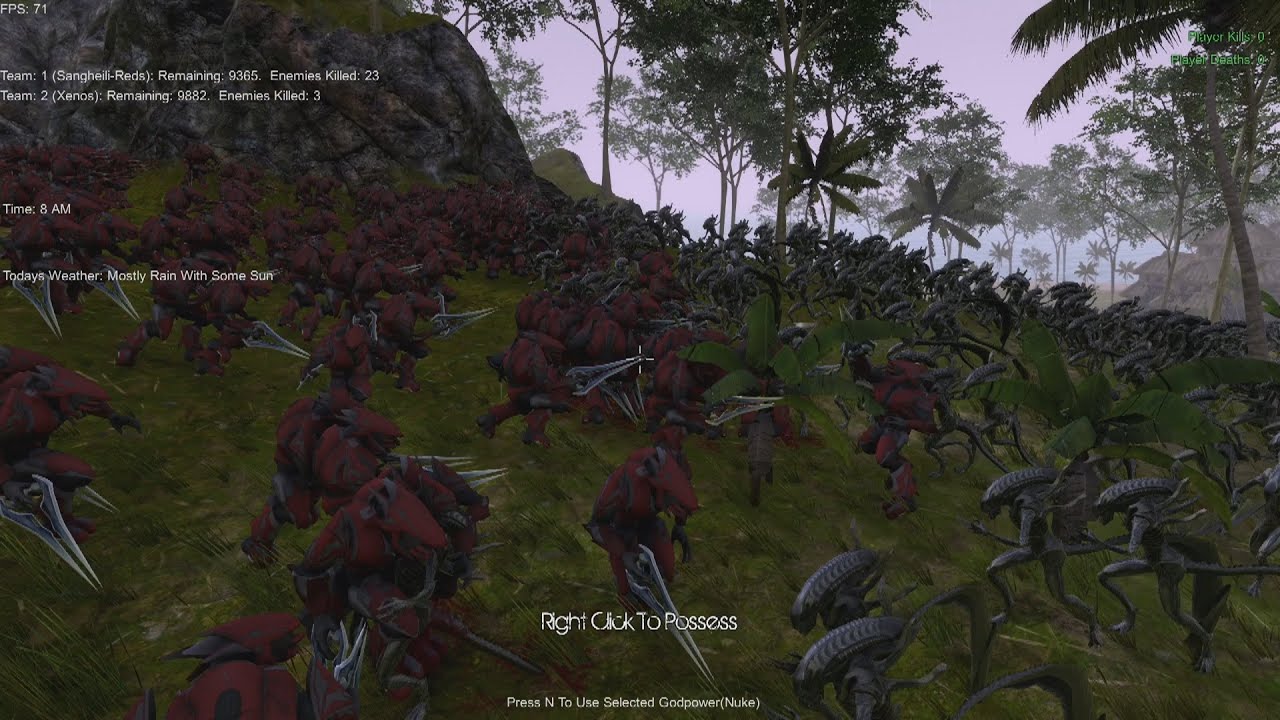 Halo Covenant 10,000 Elites Vs 10,000 Xenomorphs Massive Ai Battle ...