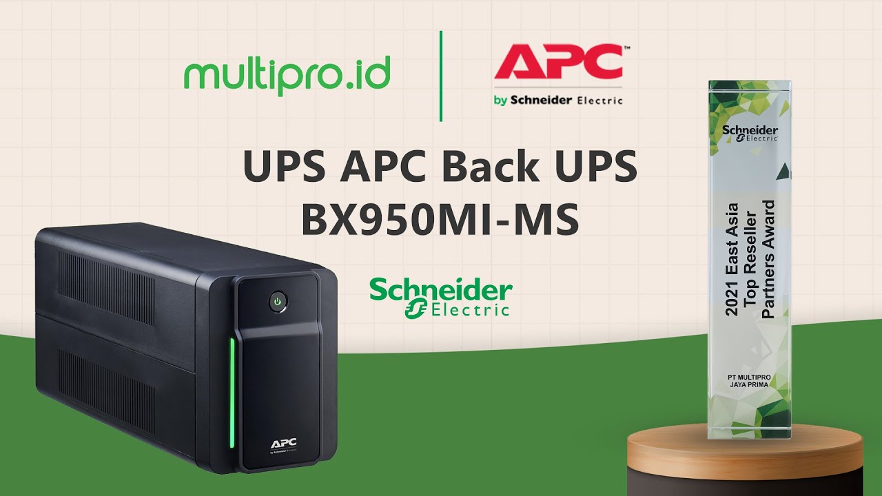 UNBOXING UPS APC Back UPS BX950MI-MS - YouTube