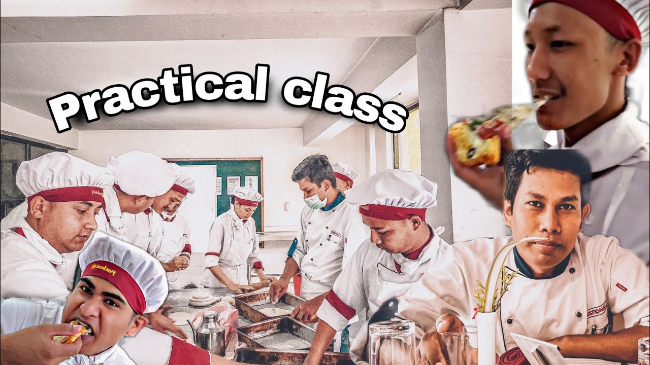 Hotel management practical class || Preparing pizza || Padmashree ...