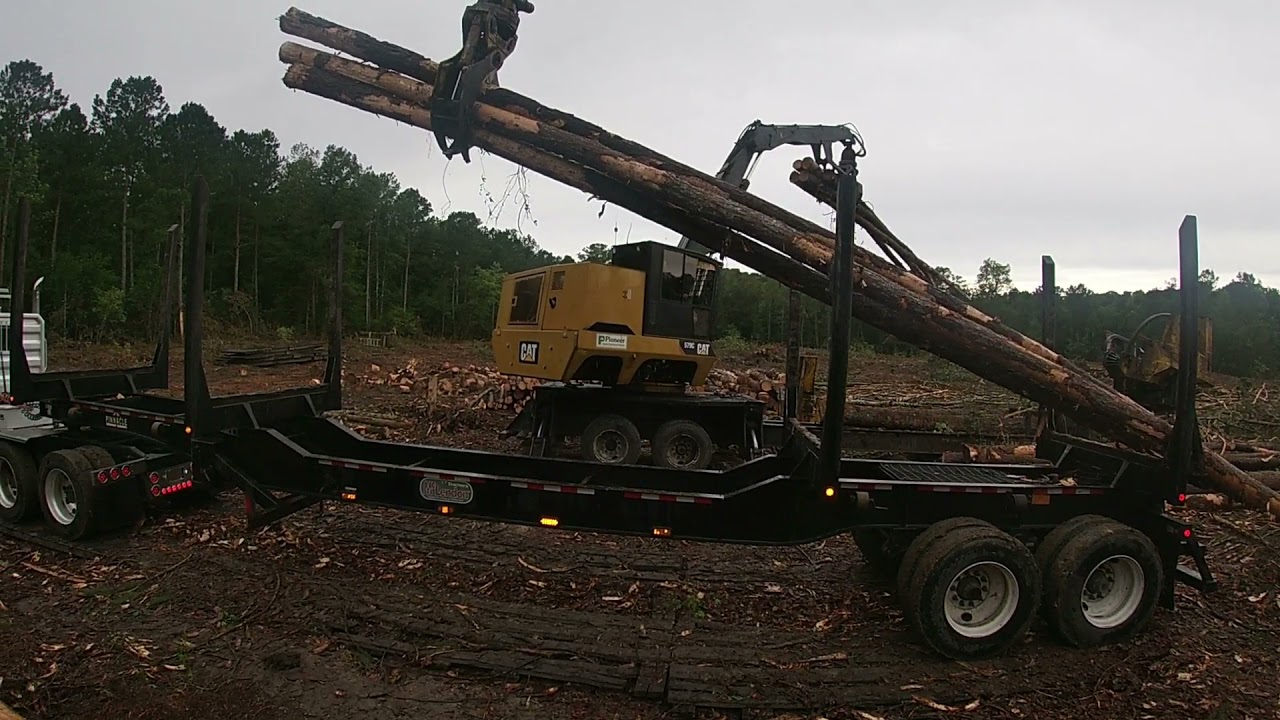 Dirty South logging- 20 loads on a monday the hard way - YouTube