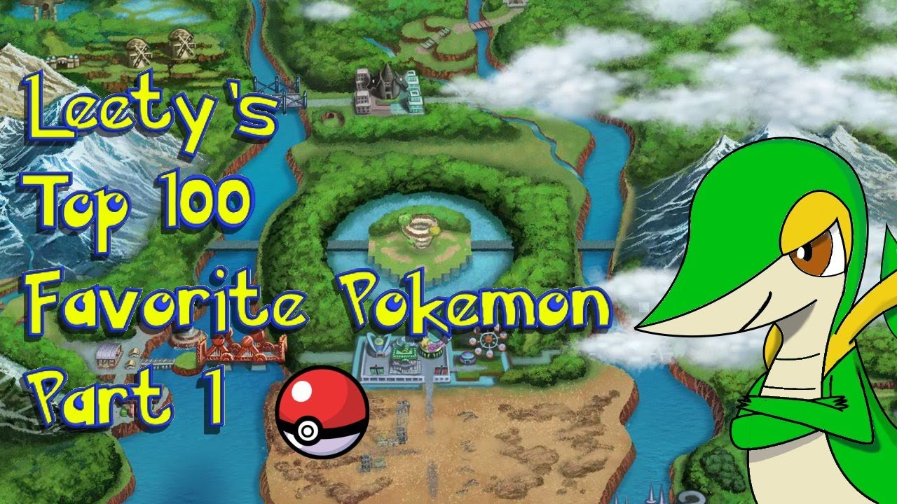 Top 100 favorite Pokemon part 1 (100-91) - YouTube