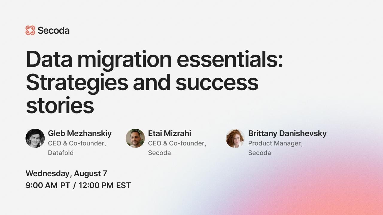 Data migration essentials: Strategies and success stories - YouTube