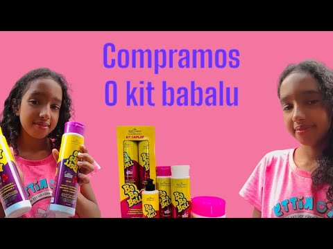 comprei o kit do shampoo do babalu - YouTube