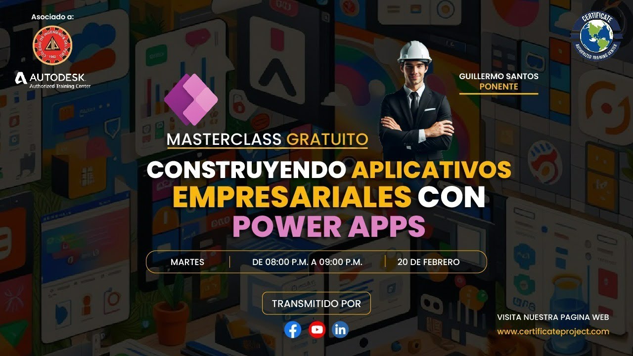 MasterClass: Construyendo Aplicativos Empresariales con Power APPS - YouTube
