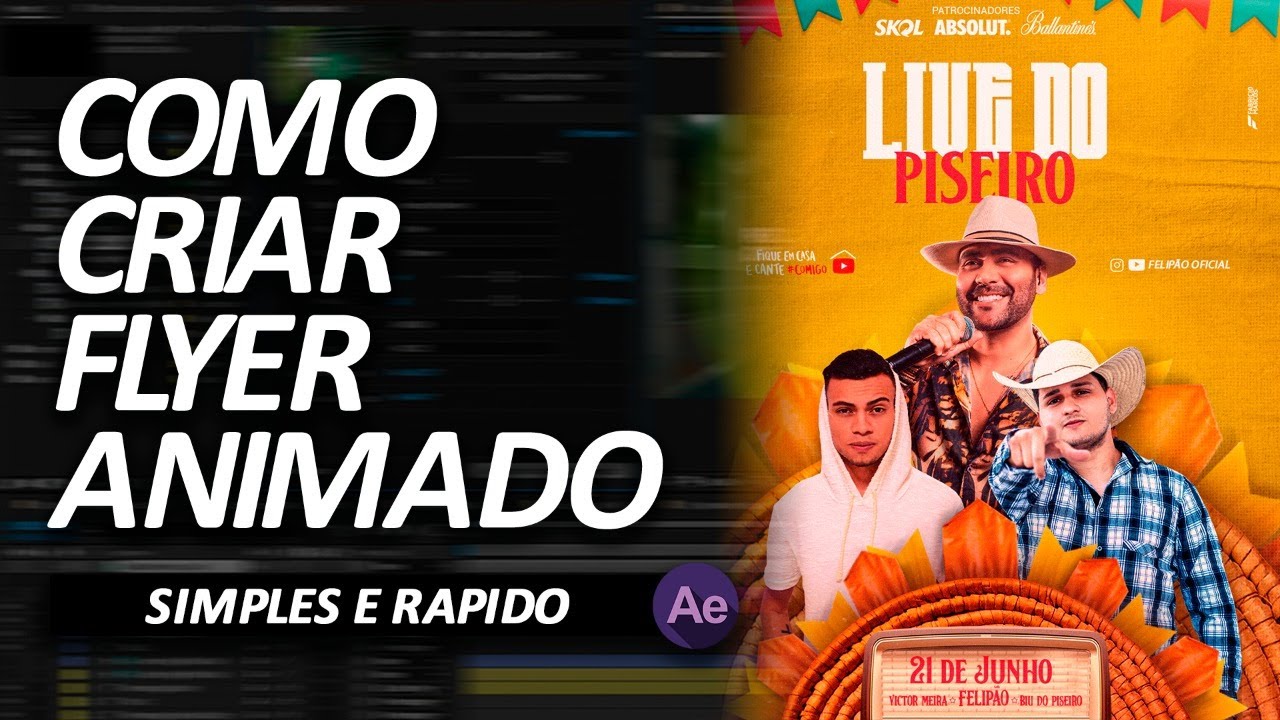 COMO ANIMAR FLYER NO AFTER EFFECTS - CRIAR FLYER ANIMADO NO AFTER ...